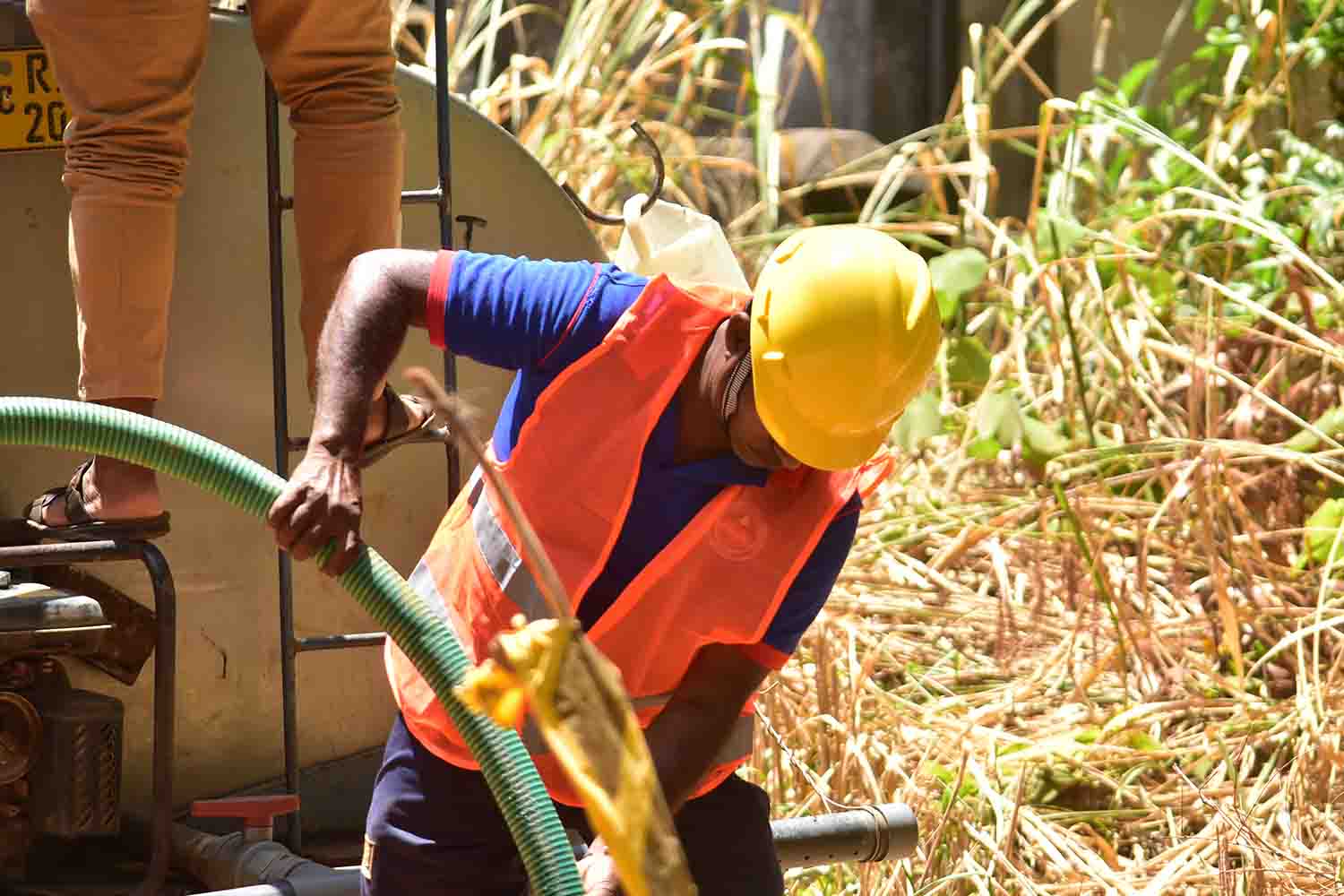 The UPVC & DI pipe laying project of Bakamuna Water Supply Scheme was ...